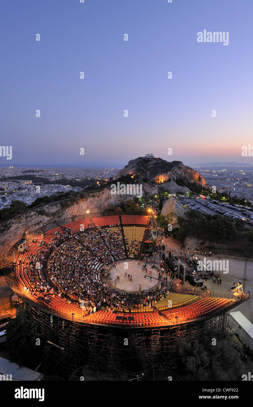 Lykavittos hill in Athens, Greece Stock Photo - Alamy