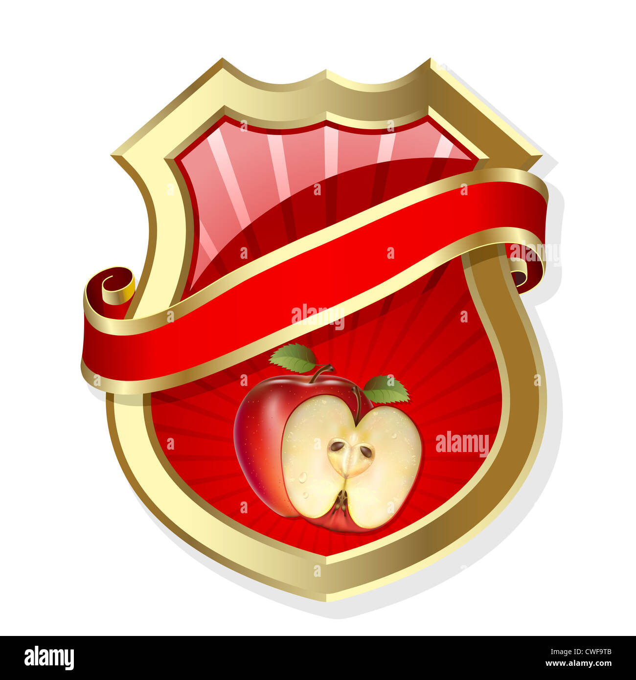 Gold apple fruit hi-res stock photography and images - Alamy