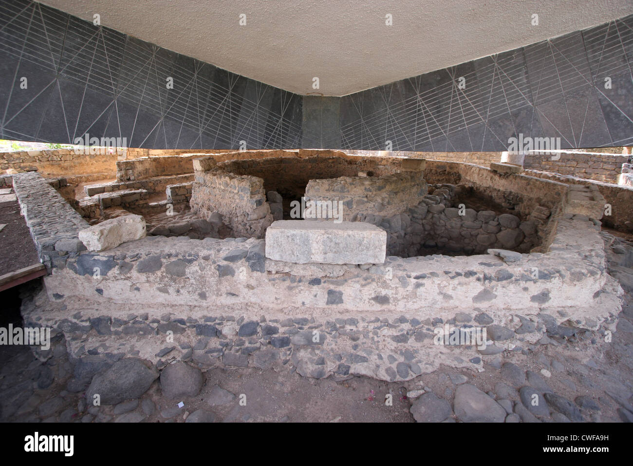Capernaum The House of Saint Peter Stock Photo - Alamy