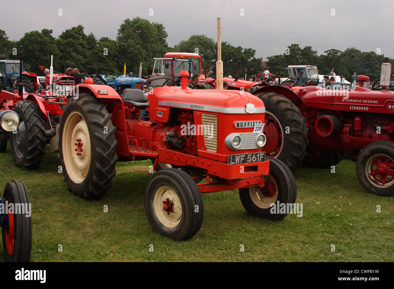 Vintage nuffield tractor hi-res stock photography and images - Alamy
