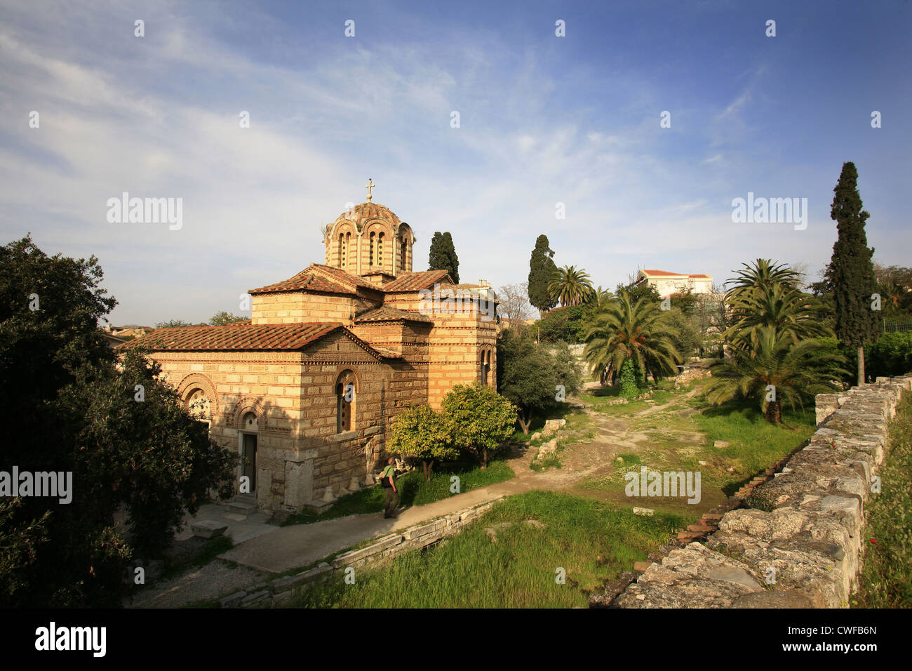 Greece, Athens, Ancient Agorà, church Stock Photo - Alamy
