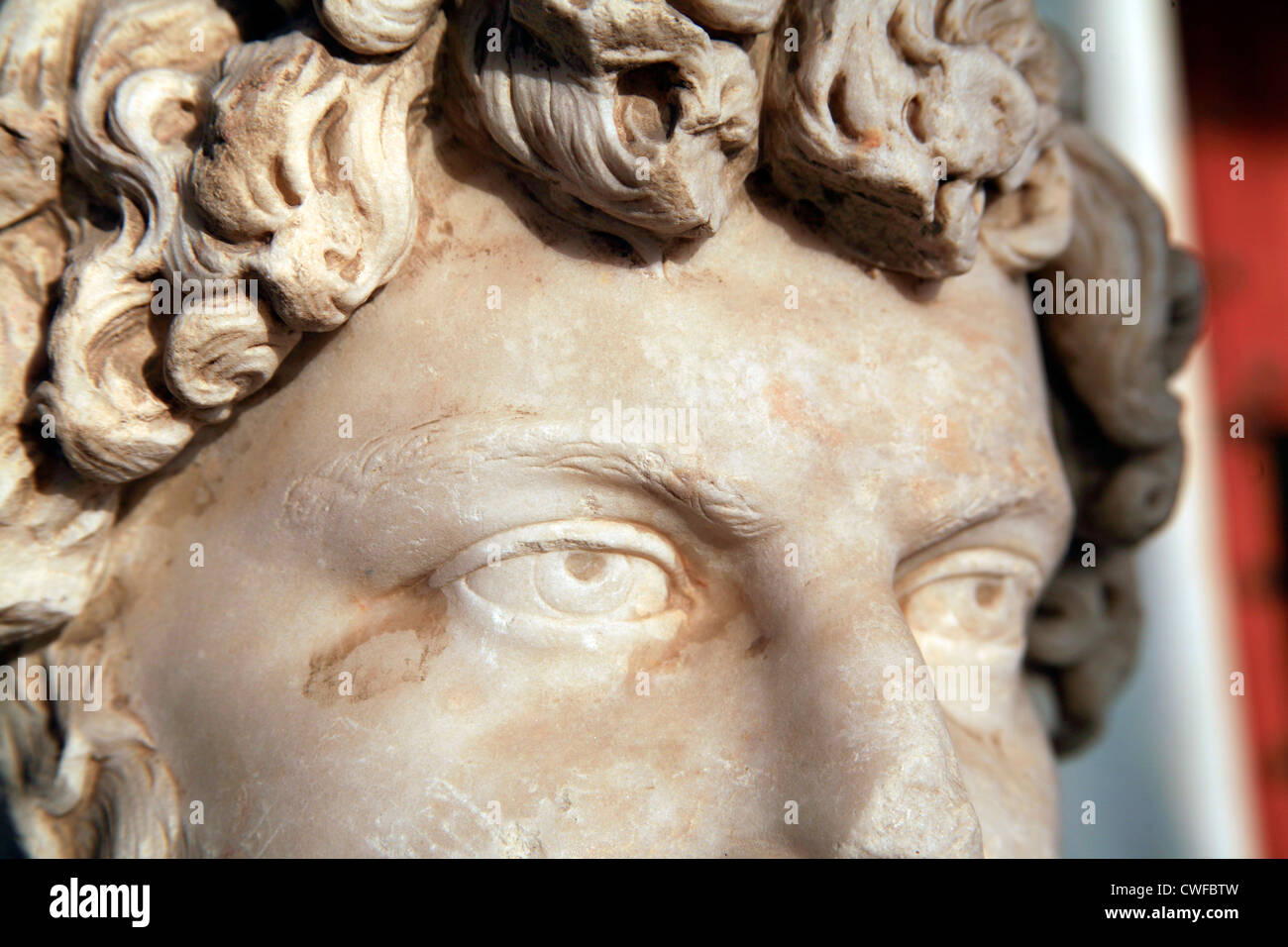 Greece, Athens,Agorà, Stoa of Attalus, statue Stock Photo - Alamy