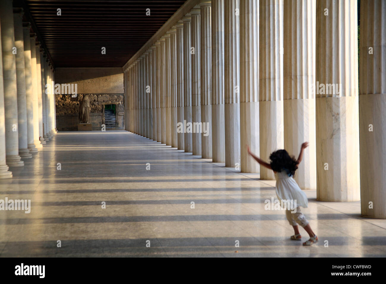 Greece, Athens,Agorà, Stoa of Attalus Stock Photo - Alamy