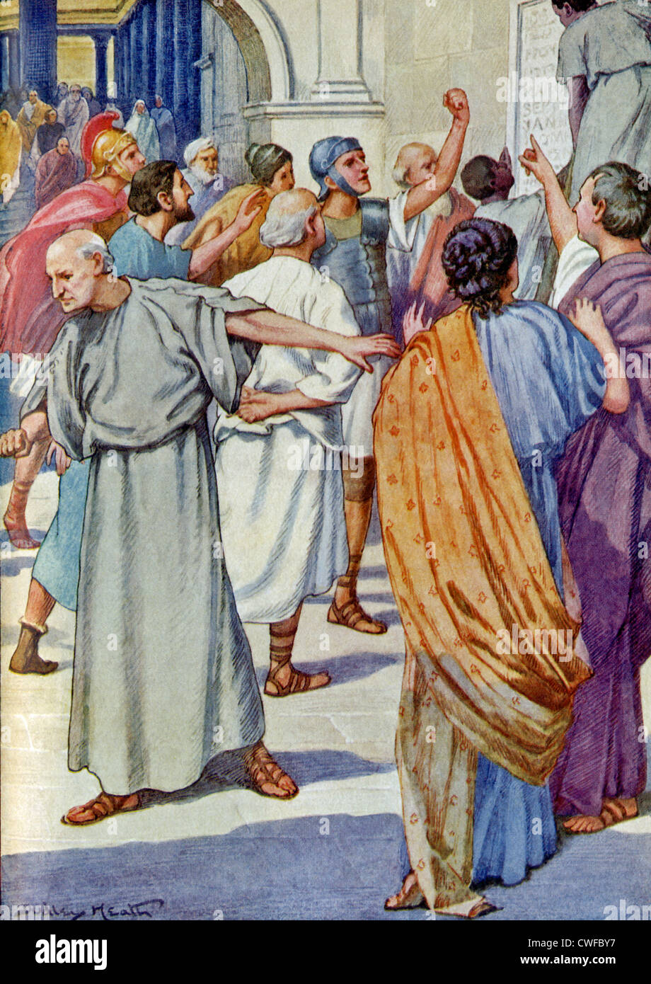 Sulla set up proscription lists, as seen here, with the names of those ...