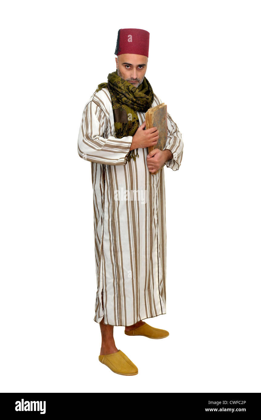 Traditional arab clothing isolated Cut Out Stock Images & Pictures - Alamy