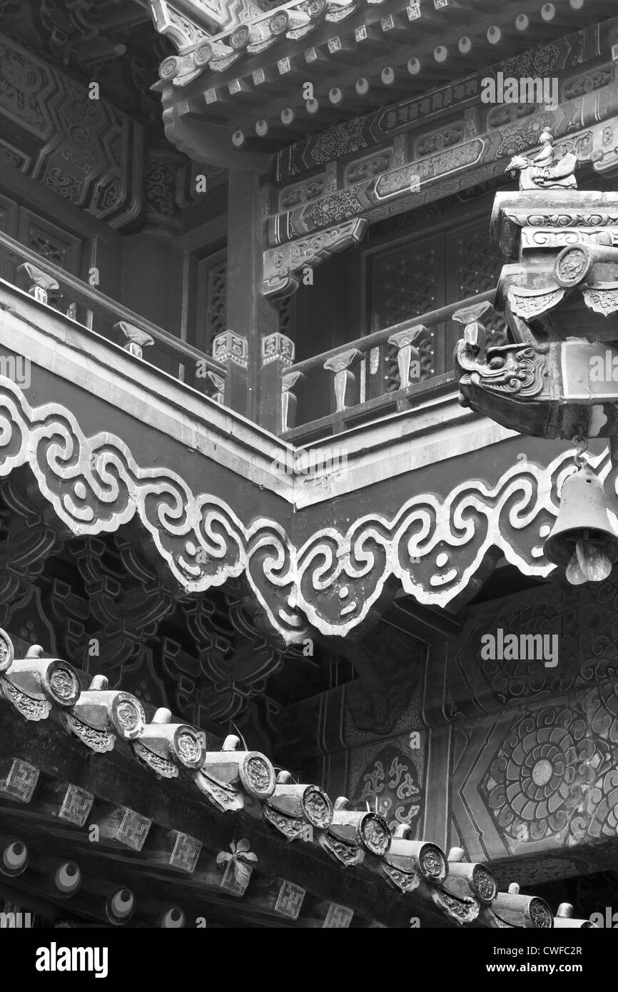 Lama Temple Roofs Stock Photo - Alamy