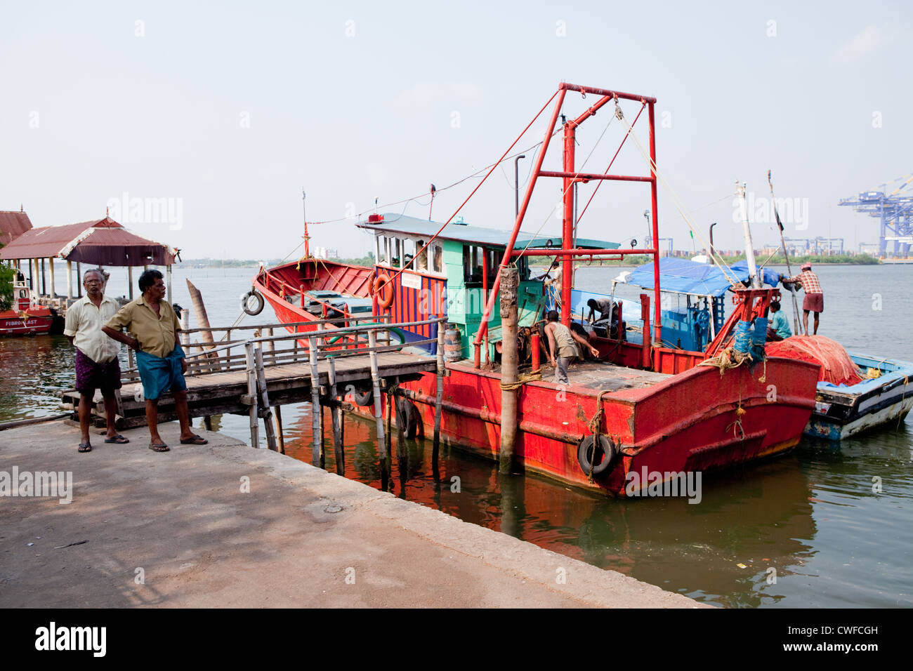 Fort Cochin harbour Stock Photo - Alamy