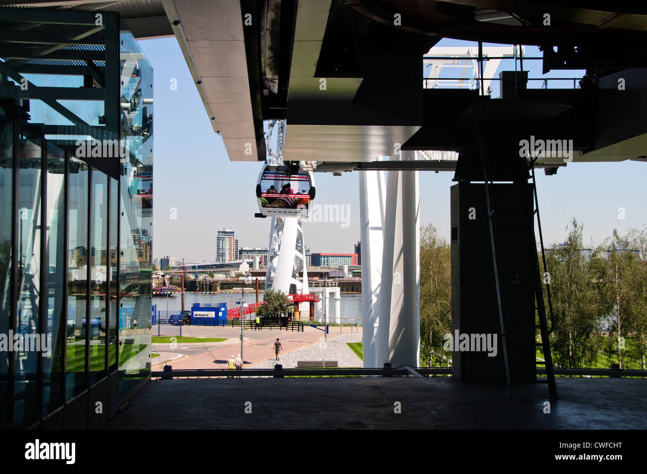 Views from and of Emirates Cable Car,Terminal,Ticket office,Canary ...