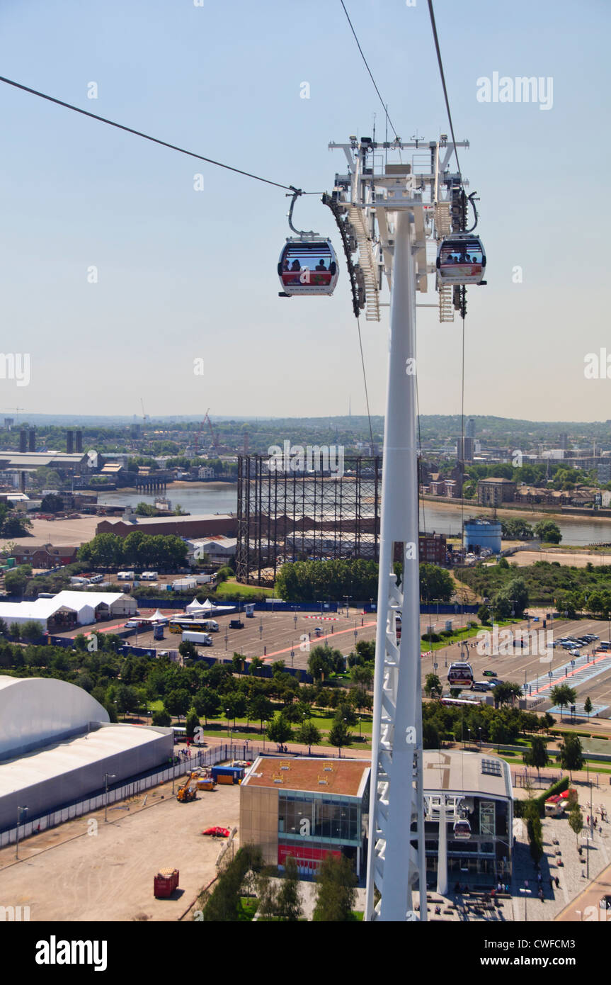 Views from and of Emirates Cable Car,Terminal,Ticket office,Canary ...