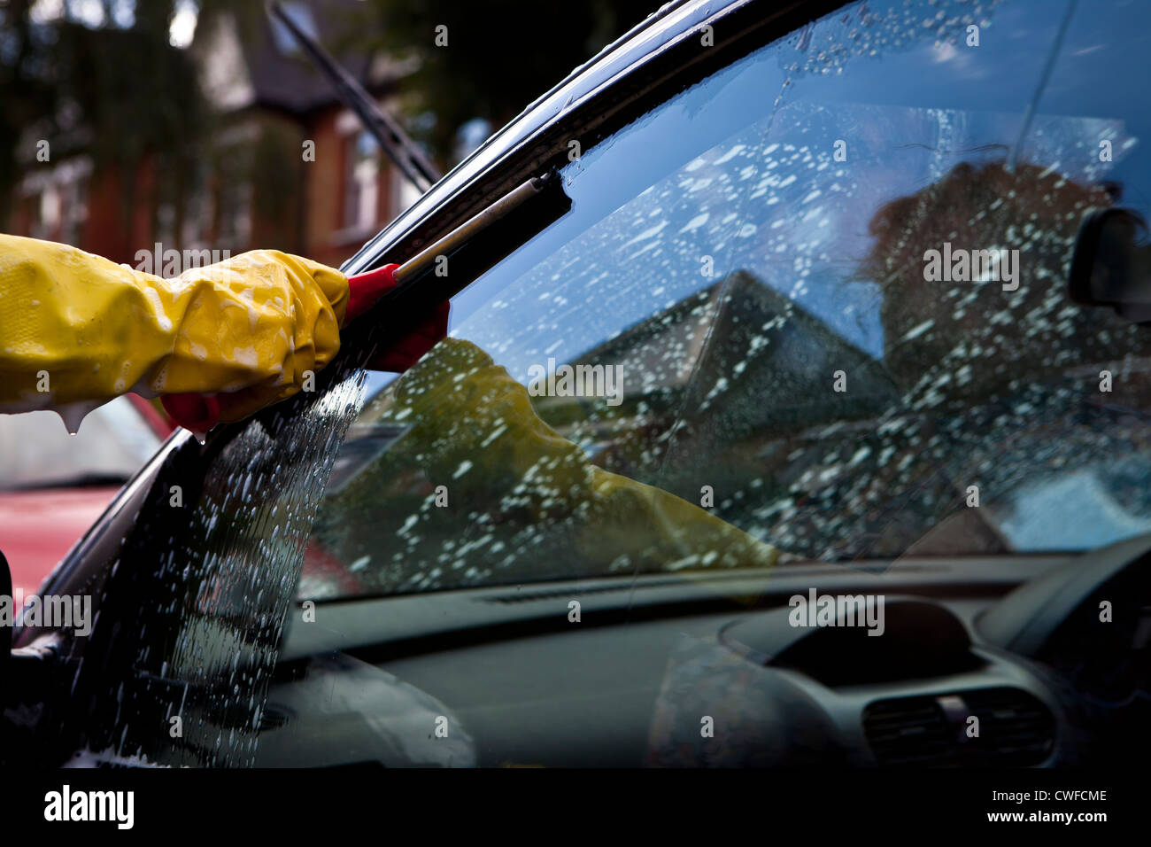 Hand car wash Stock Photo - Alamy