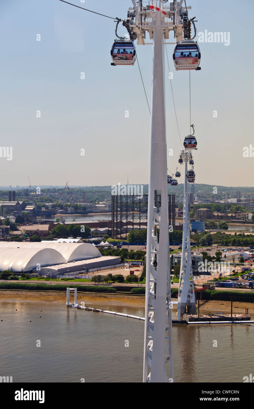 Views from and of Emirates Cable Car,Terminal,Ticket office,Canary ...