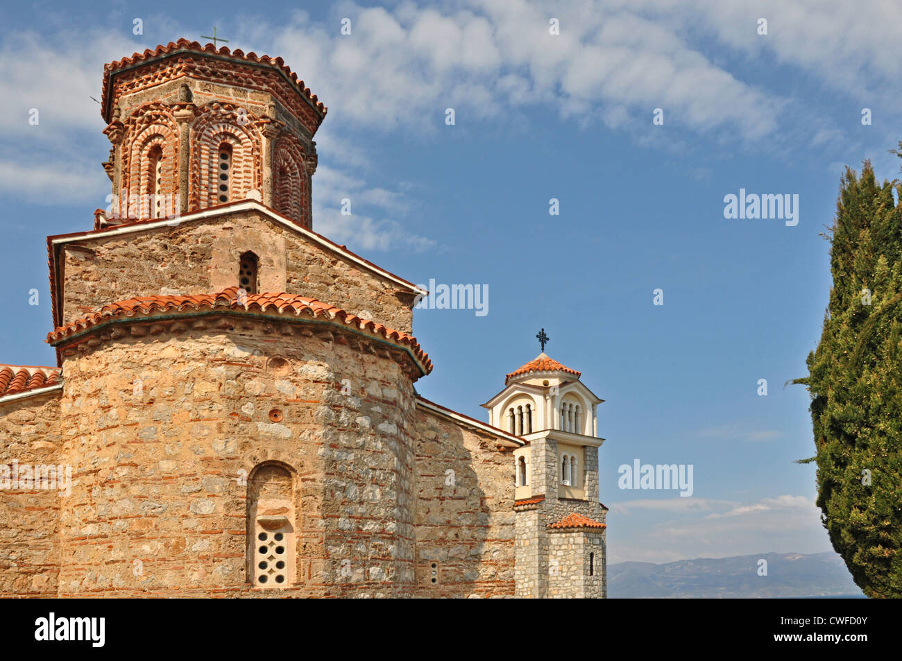 EUROPE, Macedonia, Lake Ohrid, Orthodox Monastery of St Naum (10th ...