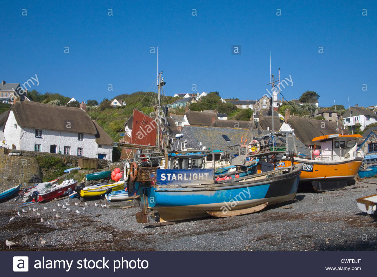 The Lizard Cornwall Village Stock Photos & The Lizard Cornwall Village ...