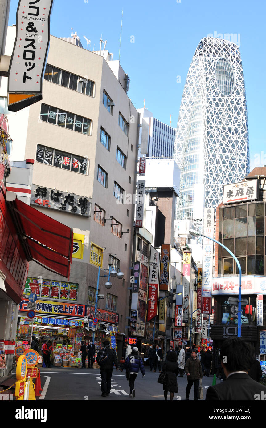Tokyo, Japan - 28 Dec, 2011: Modern architecture in Shinjuku, major ...
