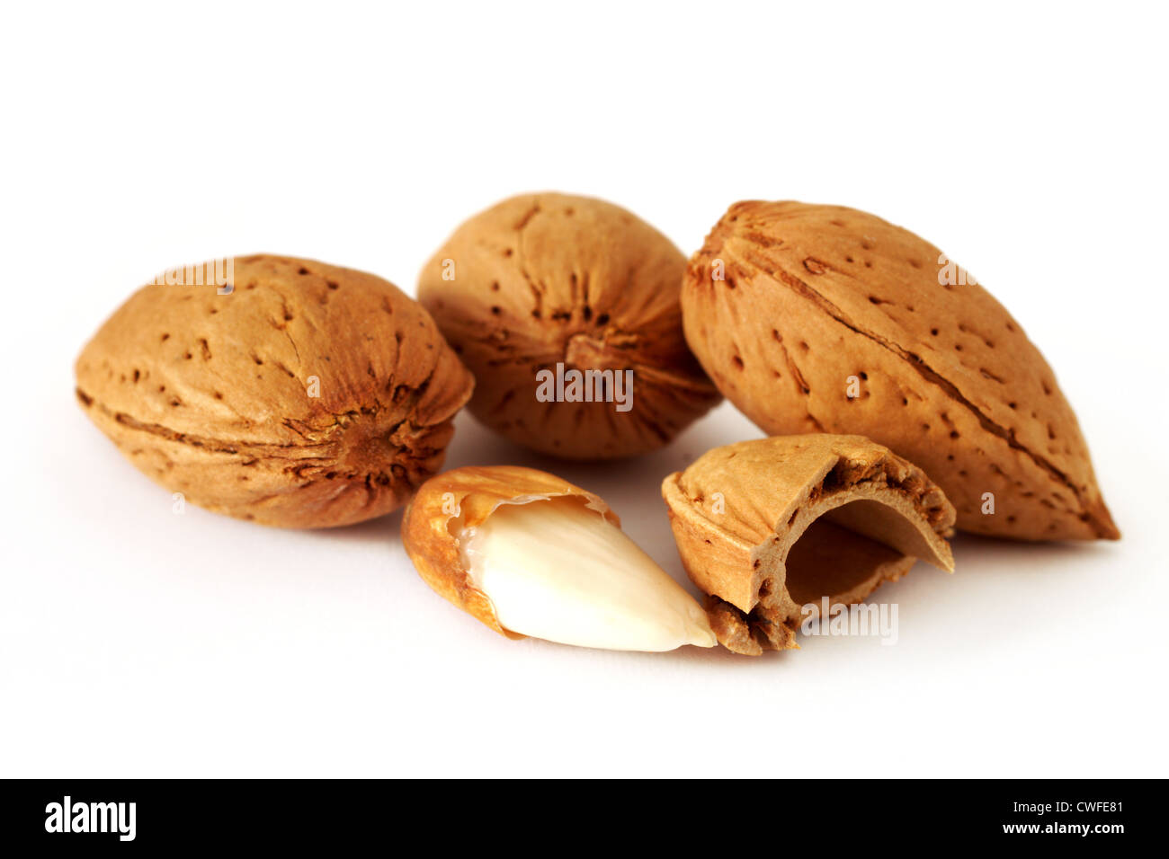 Closeup shot almond shells hi-res stock photography and images - Alamy
