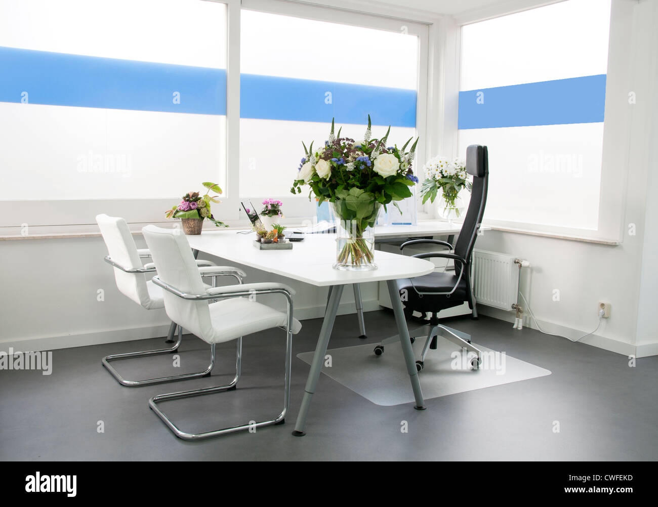 clean white office in hospital Stock Photo - Alamy
