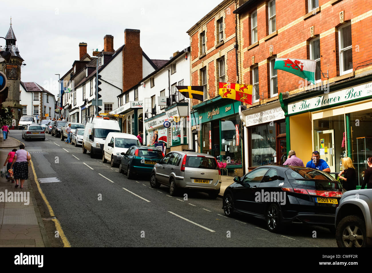 Powys flag wales welsh hi-res stock photography and images - Alamy