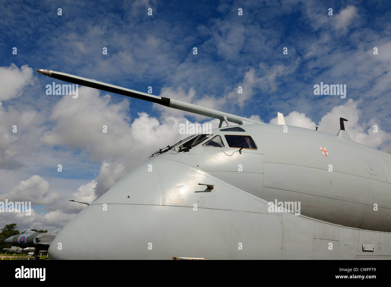 Hawker Siddeley Nimrod R1 on display at east midlands aeropark museum ...
