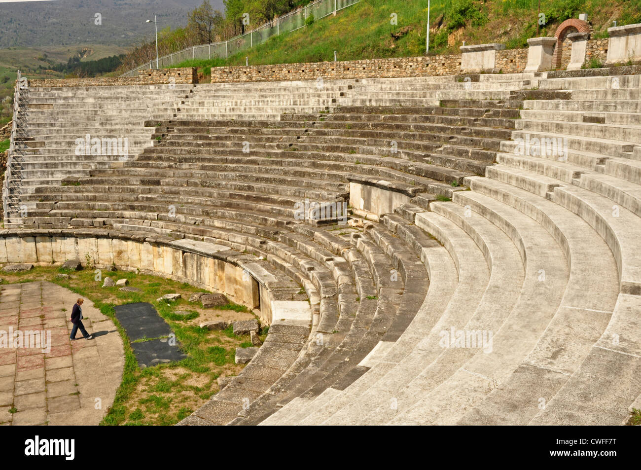 EUROPE, Macedonia, Bitola, Heraclea Lyncestis archaeological site, The ...