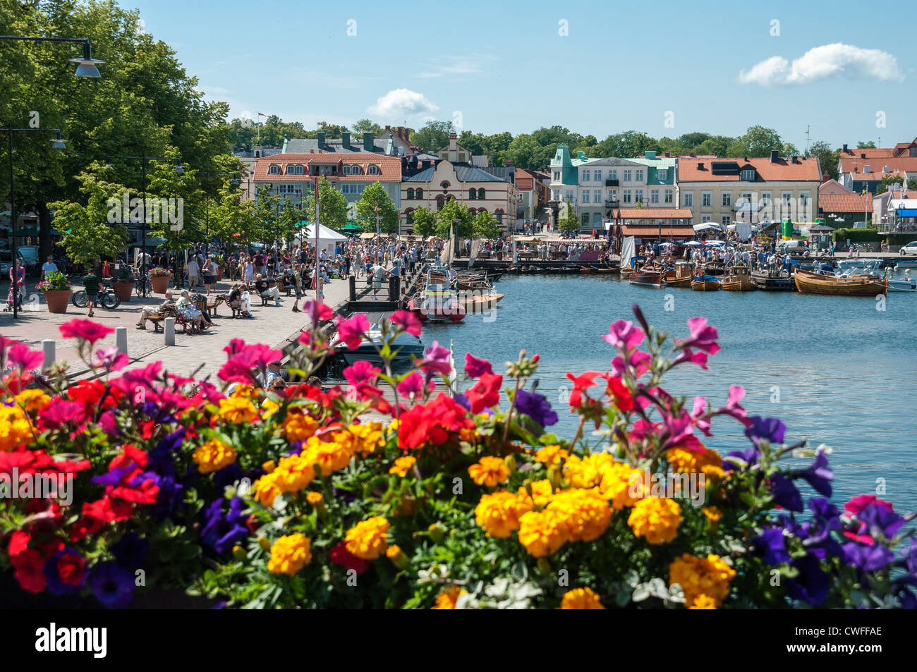Västervik Town in Sweden Stock Photo - Alamy