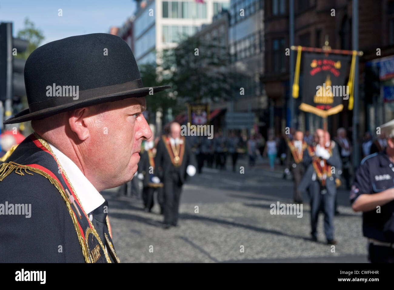 Orange orangeman sash order hi-res stock photography and images - Alamy