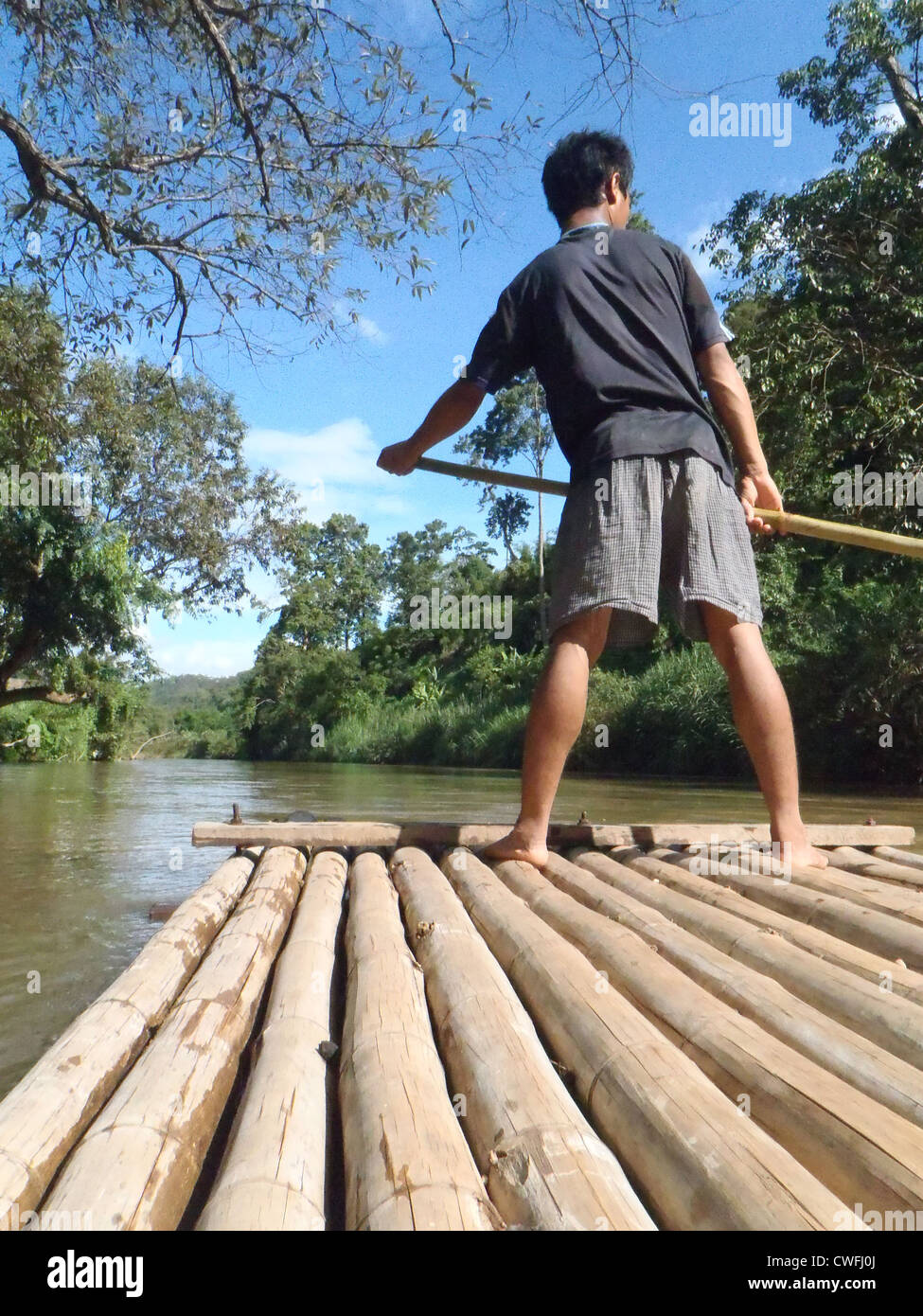Bamboo raft chang mai hi-res stock photography and images - Alamy
