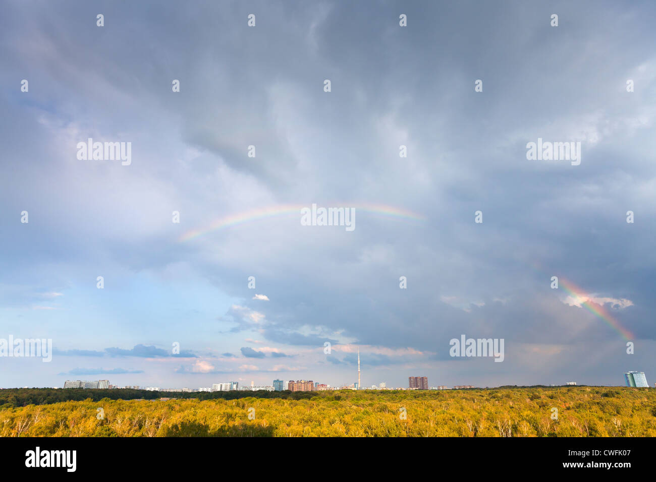 Rainbow under building hi-res stock photography and images - Alamy