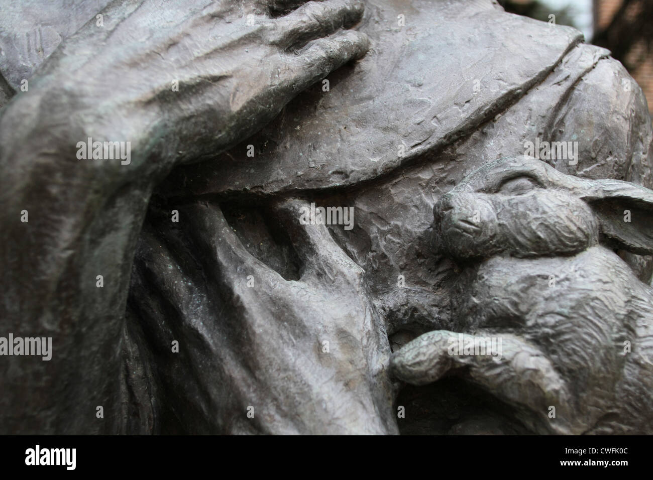A statue of St. Francis at St. Mary's hospital in Rochester, Minnesota ...