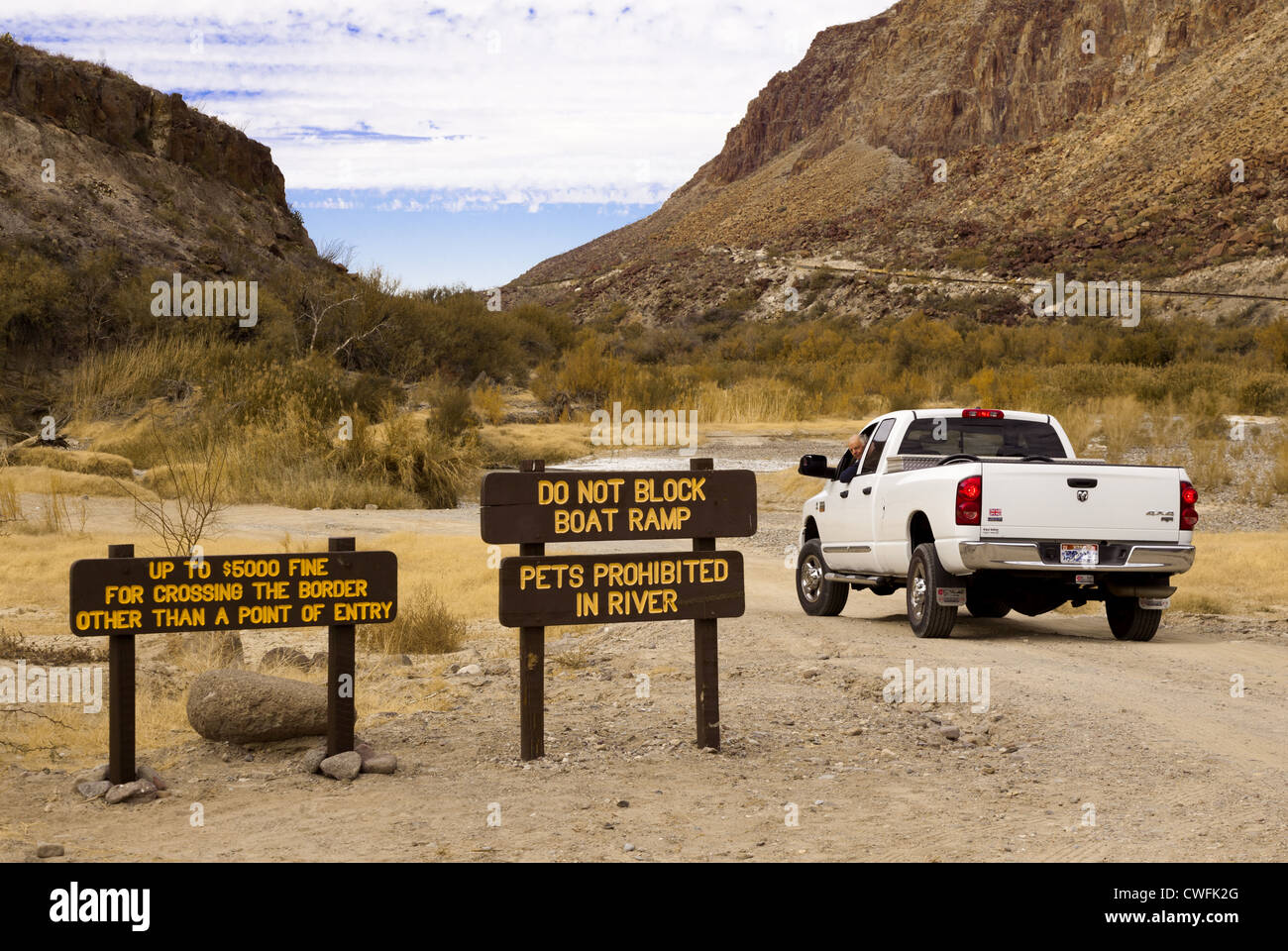 Mexican Truck Border Crossing