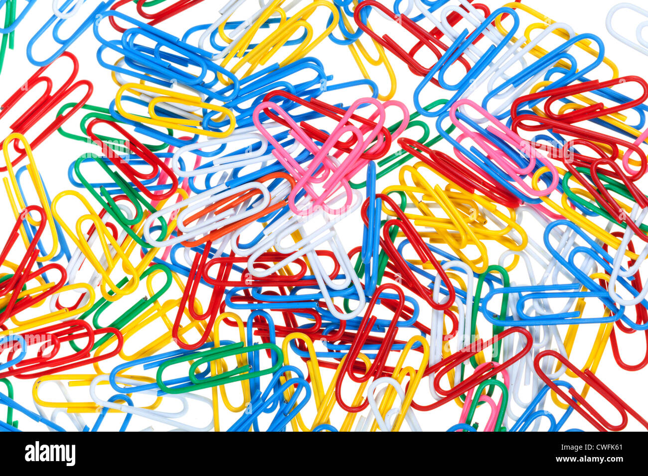 background from many color paper clips Stock Photo - Alamy