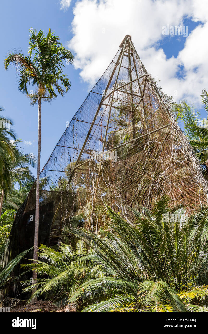 Shadehouse structure at Noosa Botanic Gardens Sunshine Coast ...