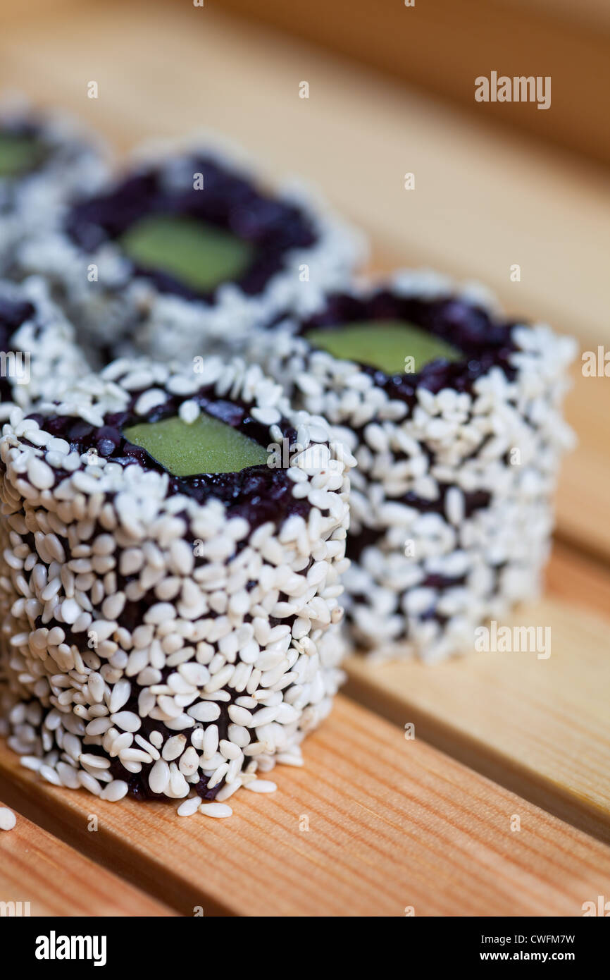 Traditional Japanese food -sushi Stock Photo - Alamy