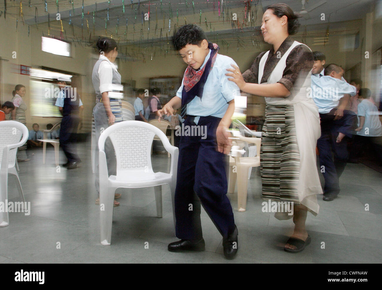 Mentally disabled children in the school Ngoenga Stock Photo - Alamy
