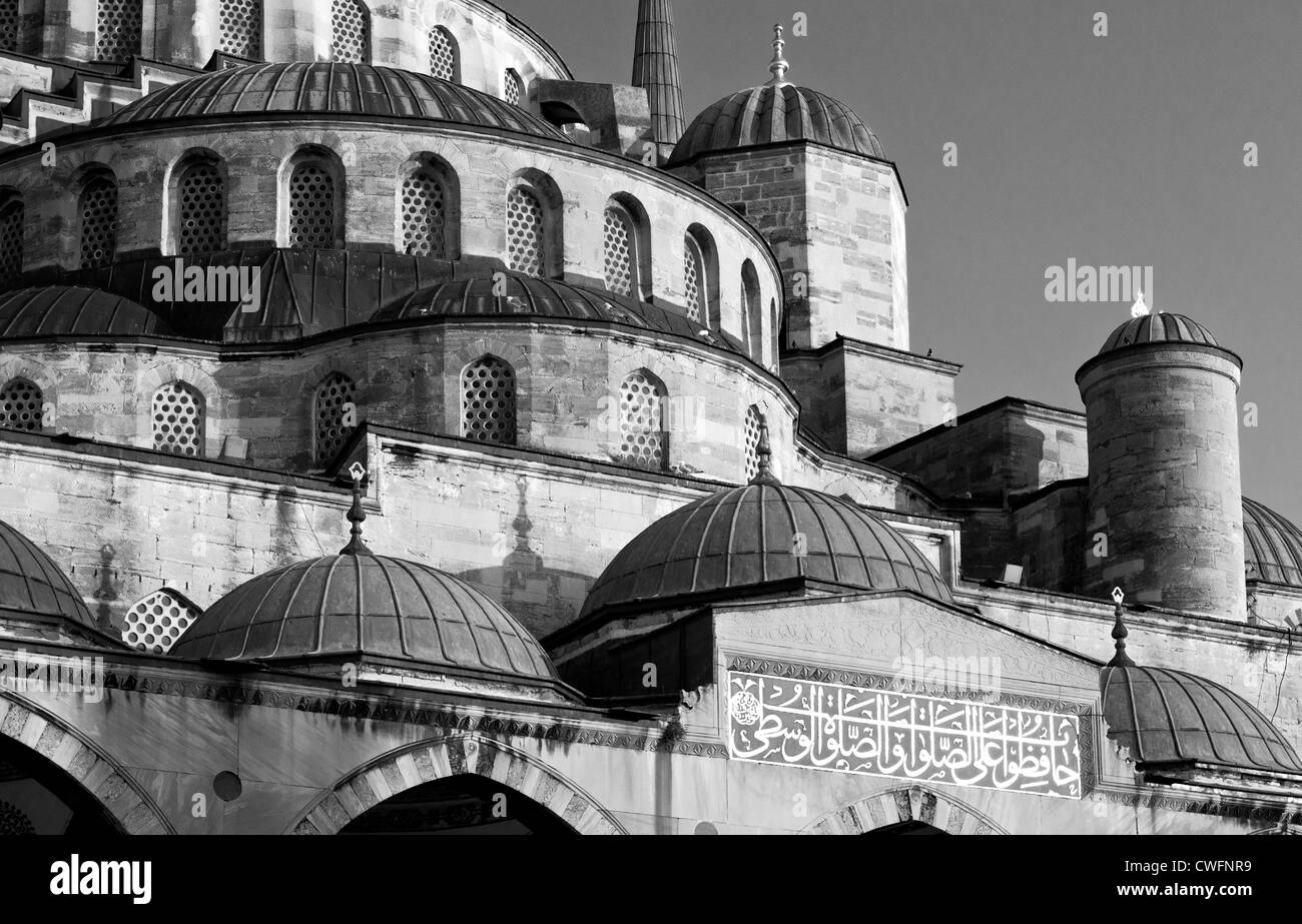 Sultanahmet camii blue mosque Black and White Stock Photos & Images - Alamy