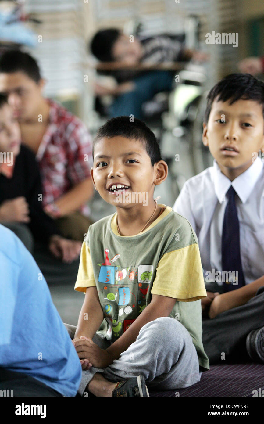 Mentally Challenged Indian Children