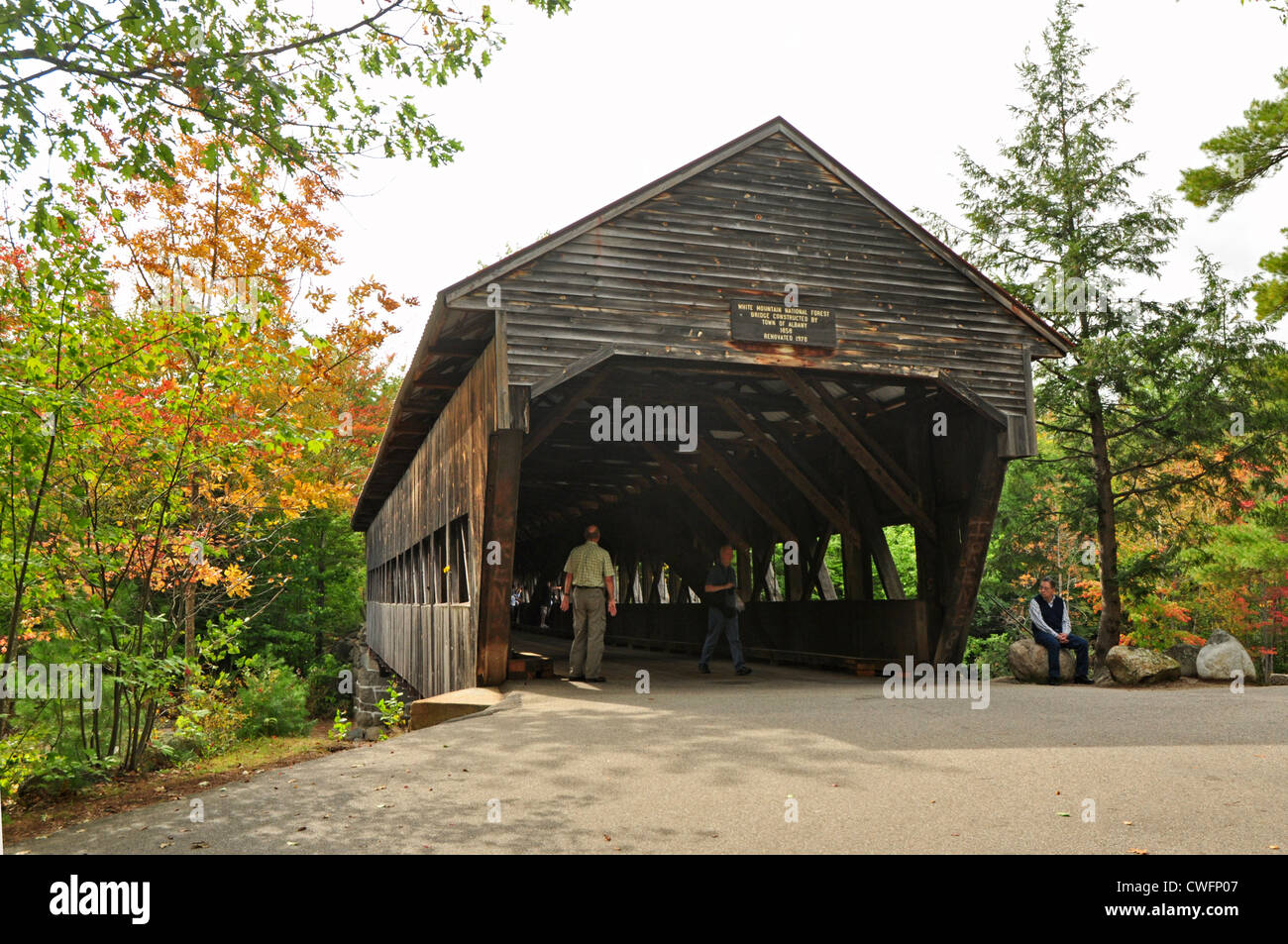 Albany covered bridge new hampshire hi-res stock photography and images ...