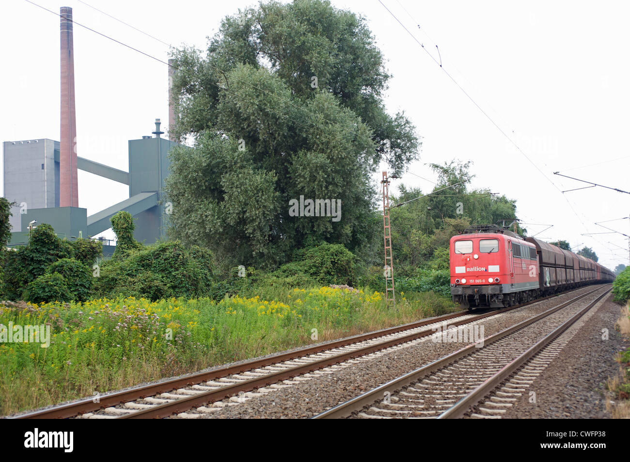 German Railways freight train Stock Photo - Alamy