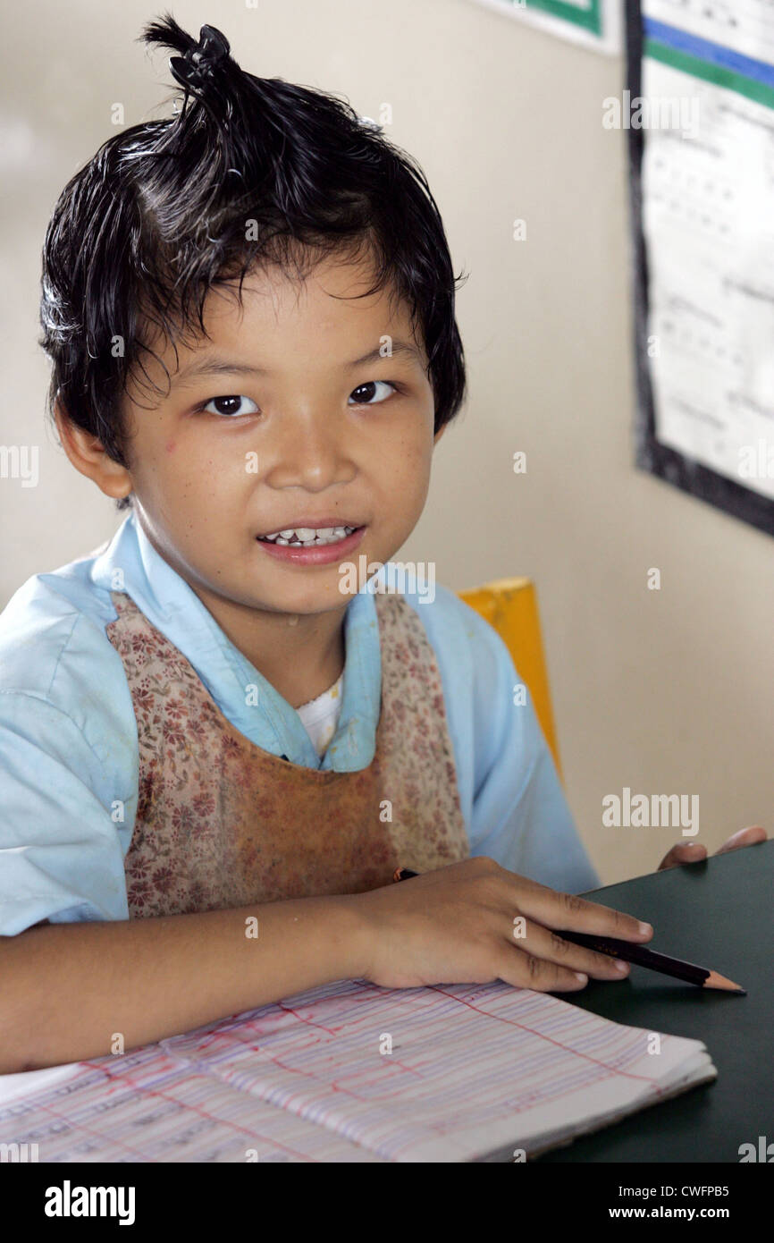 Mentally disabled children in the school Ngoenga Stock Photo - Alamy