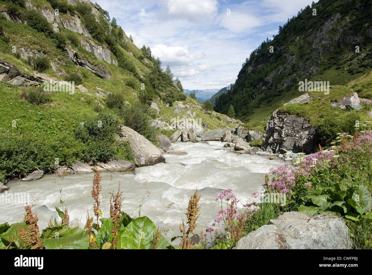 Virgen, the upper Isel Stock Photo - Alamy