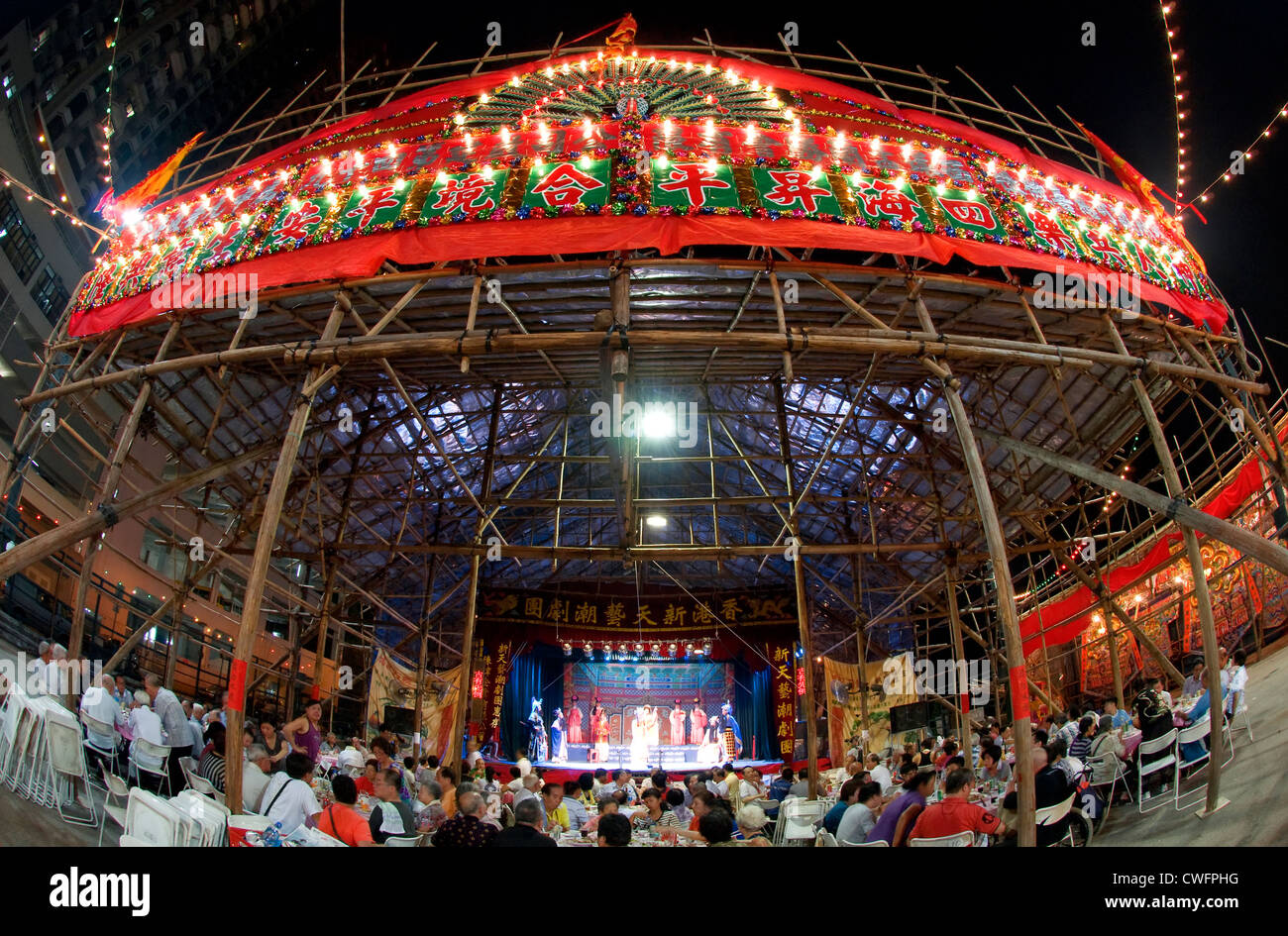 Chinese opera performances during the Hungry Ghost Festival, Hong Kong ...