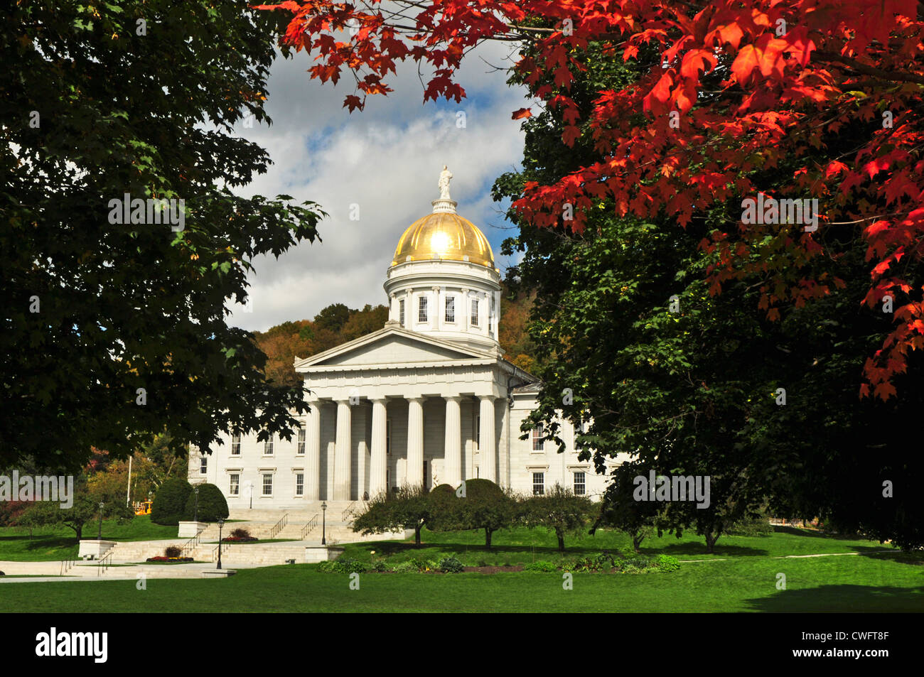 USA, Vermont, Montpelier, State Capitol Building Stock Photo - Alamy