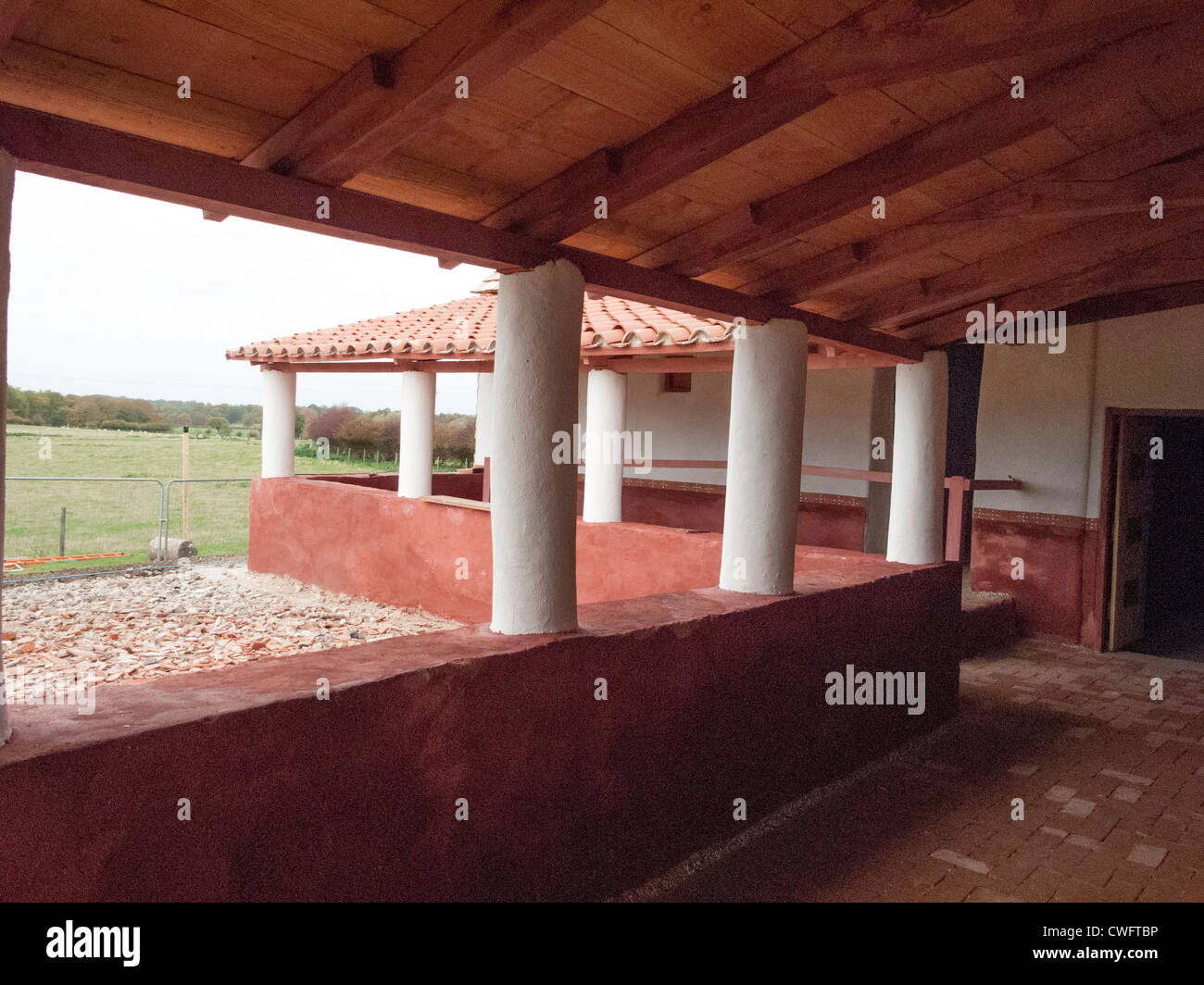 Roman house reconstruction hi-res stock photography and images - Alamy