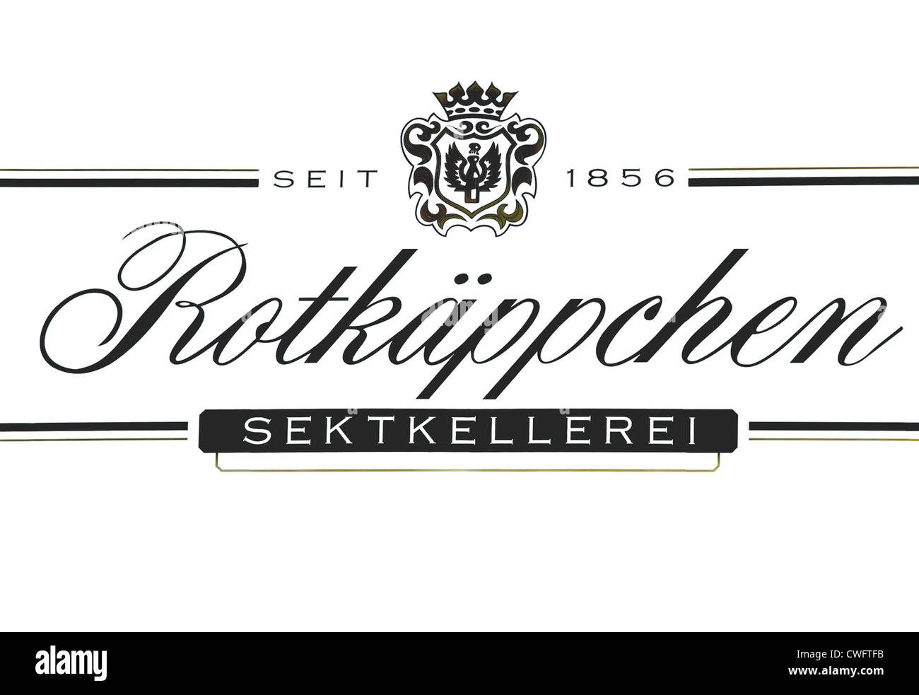 Freyburg, brand logo Rotkaeppchen Stock Photo - Alamy