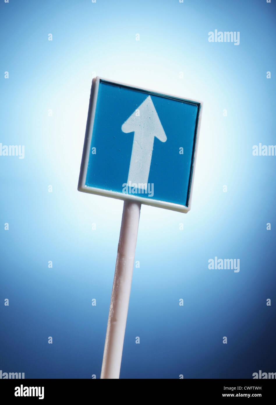 Road sign one way street hi-res stock photography and images - Alamy