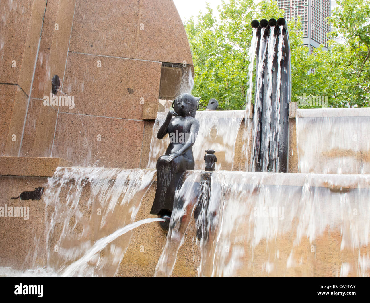 The fountains at Breitscheidplatz, Berlin Stock Photo - Alamy