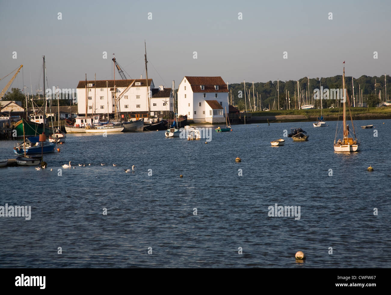 Tide mill River Deben Woodbridge Suffolk England Stock Photo - Alamy