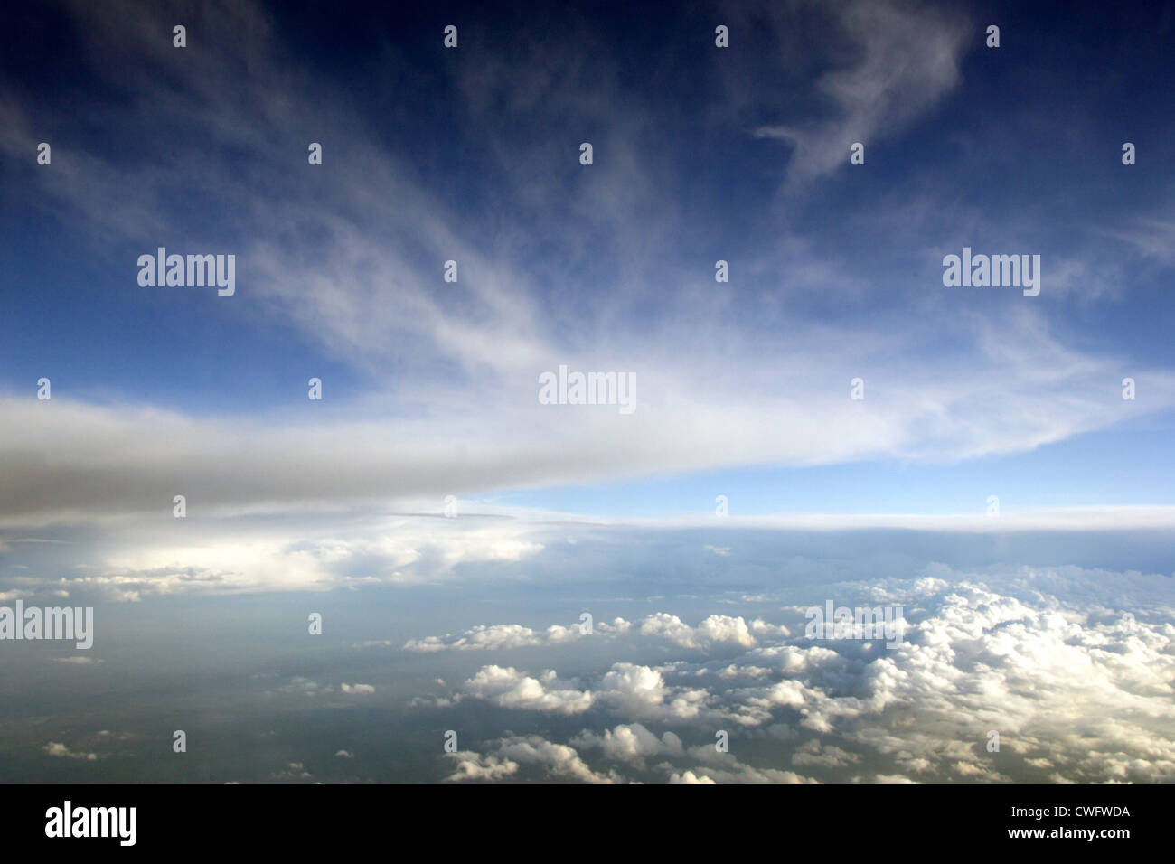 Kenya over the clouds Stock Photo - Alamy
