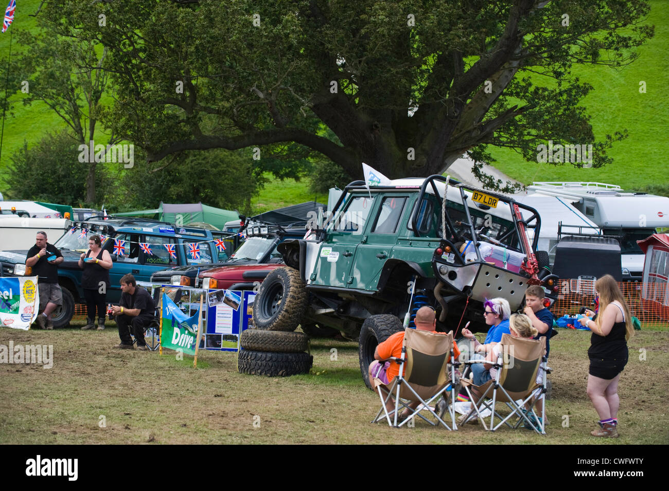 Highly modified 4x4 Land Rover Defender 110 for extreme off roading at ...