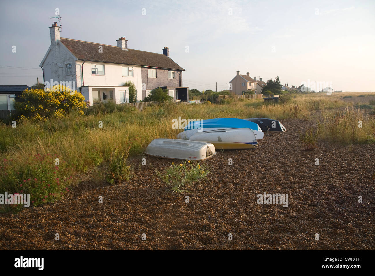 British seaside houses hi-res stock photography and images - Alamy