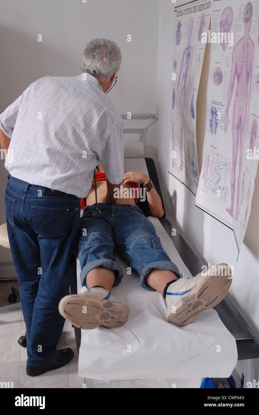 Office hours in a doctor's office Stock Photo - Alamy